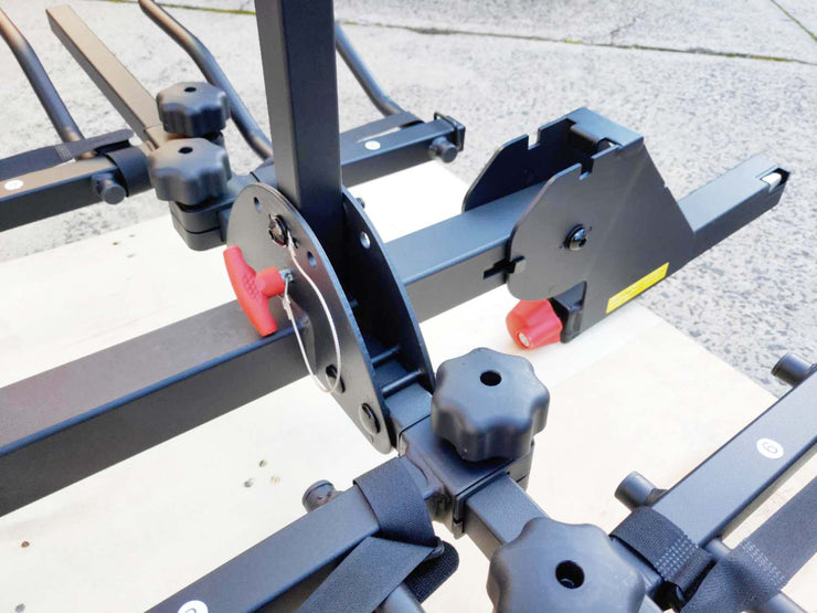 2 & 4 BIKE HITCH CAR CARRIER, WOBBLE FREE, SMART TILTING & FOLDING, WA ...